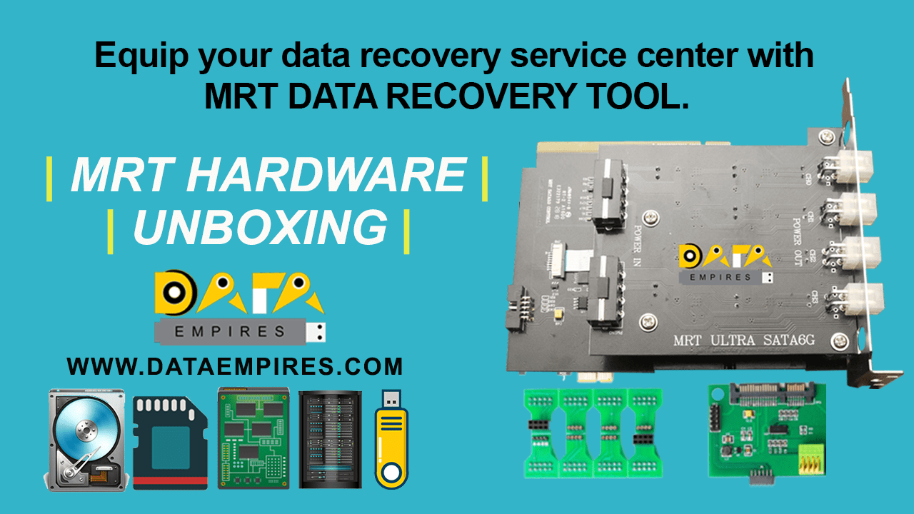 MRT data recovery hardware tool unboxing - Data Recovery Certification Training